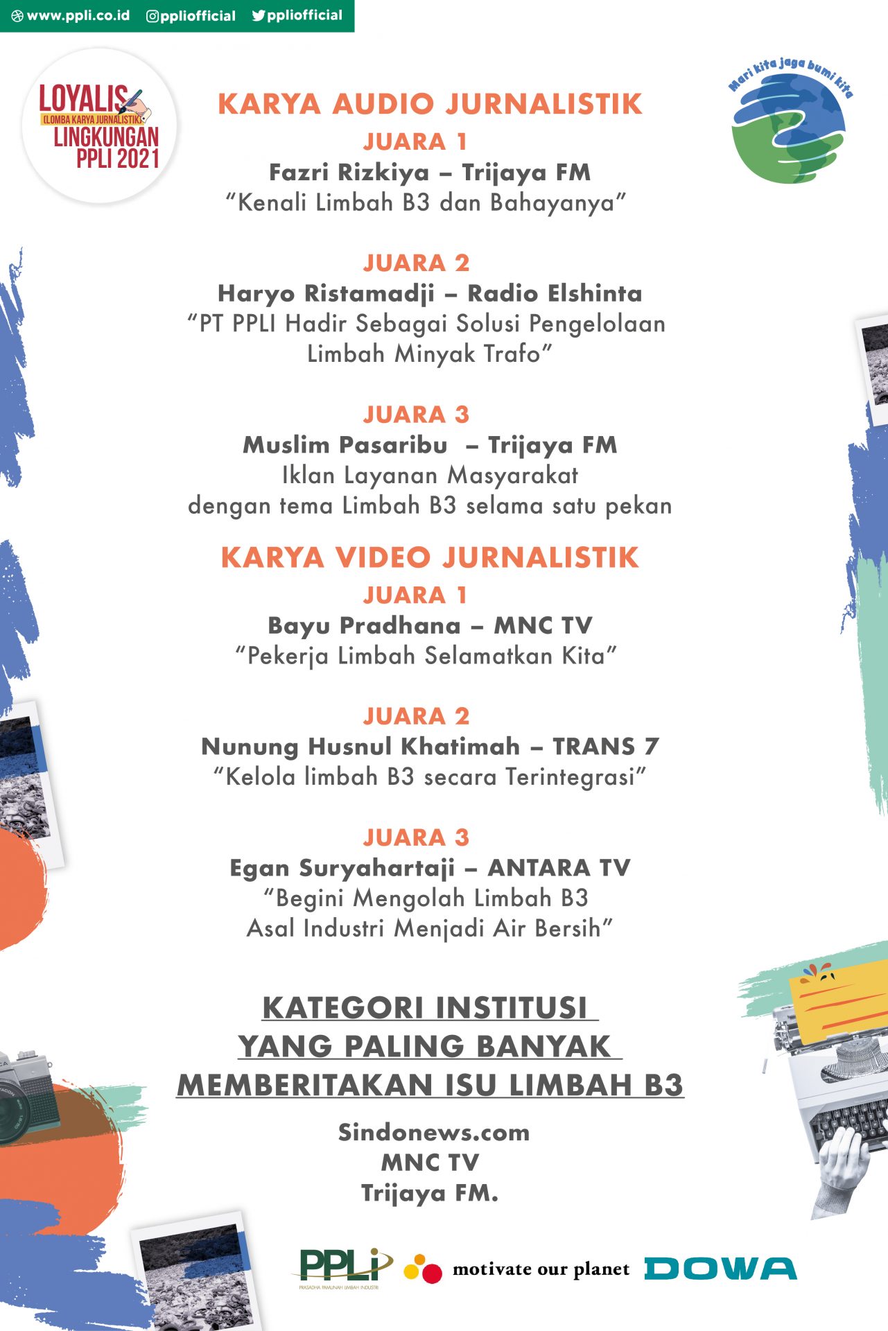 Jasa Pengangkutan Limbah B3 | Pemenang Loyalis Lingkungan PPLI 2021 dan ...