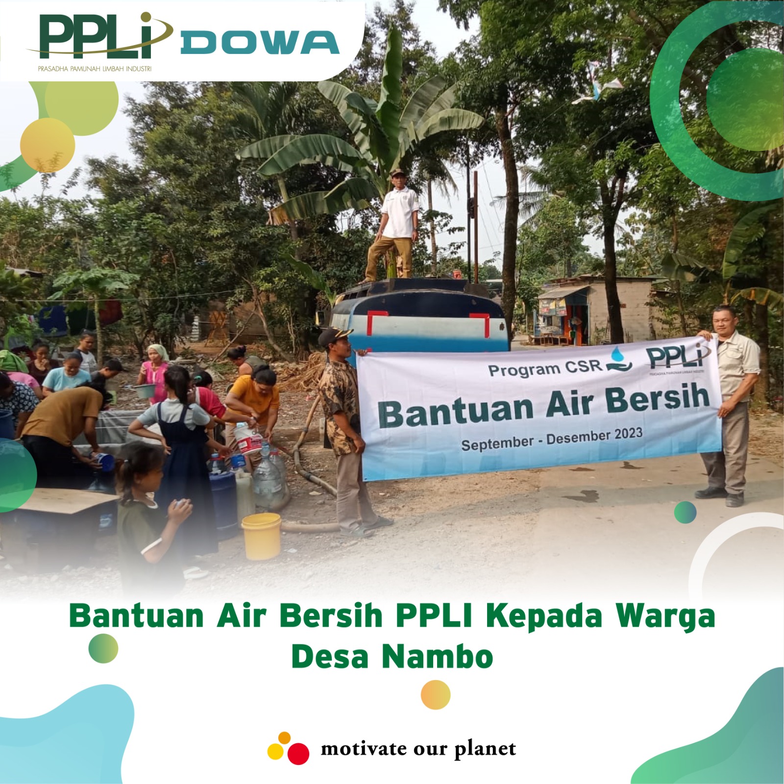 Jasa Pengangkutan Limbah B3 | Kekeringan Berkepanjangan, PPLI Salurkan 320 Ribu Liter Air Bersih ...
